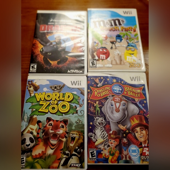 Media | Bundle Of 4 Wii Games Ringing Bros Mms Beach Partyhow To Train ...